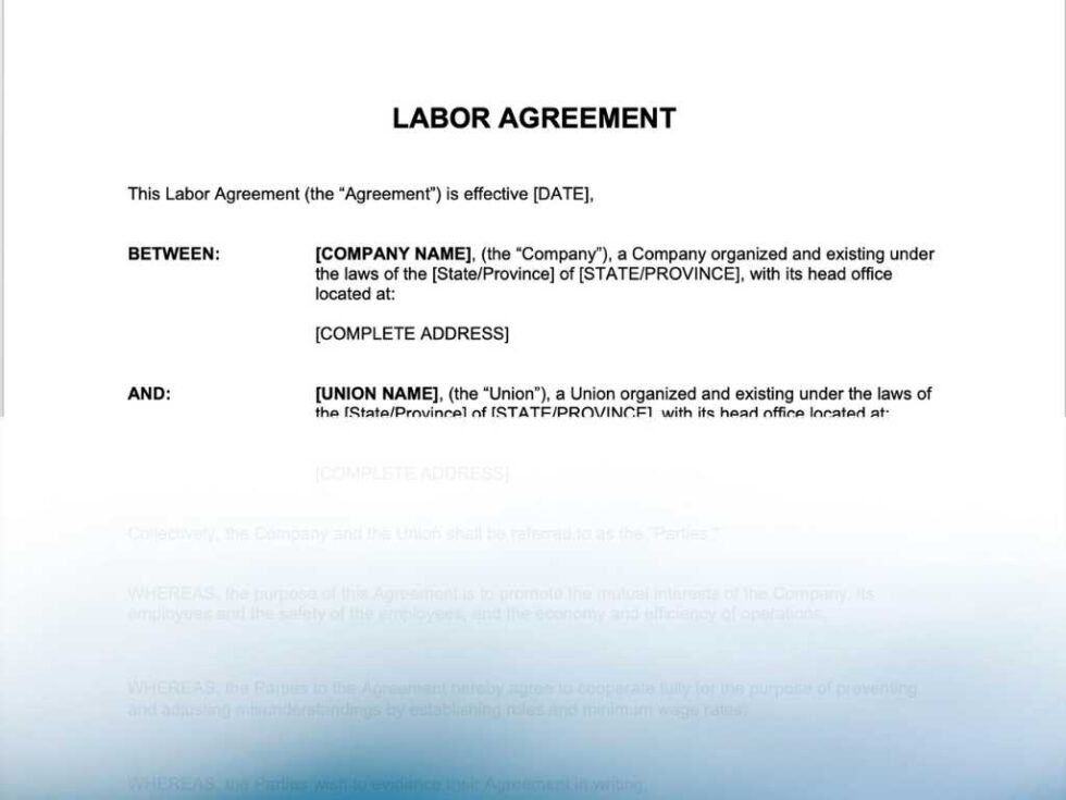 Labor and Union Agreements - Law for Georgia, LLC